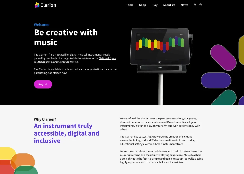 Download this award-winning accessible instrument now!